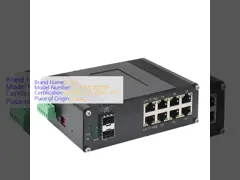 Mini Industrial 10-Port 10/100/1000T Compact Ethernet Switch