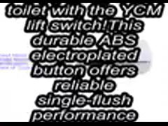 Toilet accessory lift switch - Old toilet button top lift ABS electroplated switch