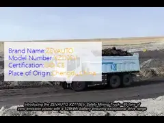 China High Capacity 110 Ton Electric Mining Truck with 528kWh LFP Battery and Full Hydraulic Steering for sale