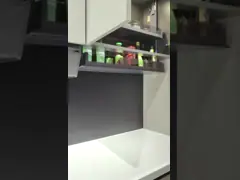 China Kitchen Side Pull Out Cabinet Organizer , Pull Out Metal Basket In Iron for sale