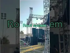 China 400x400mm Aluminum Stage Truss System , Triangle Lighting Truss For Events Concerts for sale