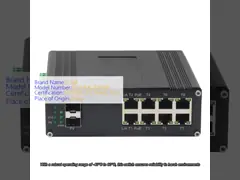 Industrial L2+ 8-Port 10/100/1000T 802.3at PoE + 2-Port 1000X SFP Managed Ethernet Switch