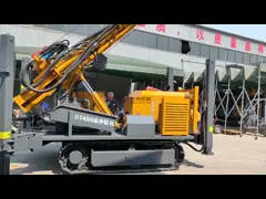 中国 ディーゼルEngine主導のPneumatic Borewell Machine MUD Pump 450m 販売のため