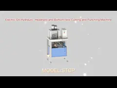 Electric Oil Hydraulic Headrails and Bottom rails Cutting and Punching Machine