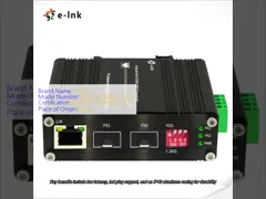 Industrial 1G/10G SFP+ to SFP+ OEO Converter (3R Repeater) with 1G Ethernet Media Converter Function