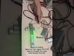 China Power Saving Electric Bolt Lock Key Cylinder Led Indication JS-210SLD Long Lifespan for sale