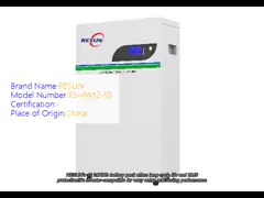 10.24KWh Long-cycle BMS inverter compatible with battery packs
