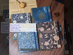 Customized Colour and High Durability Spiral Hardcover Notebook Personalization Option Customized As You Like