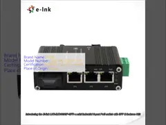 China Mini Industrial 3-Port 802.3at PoE + 1-Port SFP Ethernet Switch with 12~48V DC Input and Voltage Booster for sale