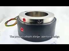 China 1-Way Air 4-Way Electrical Through-Hole Slip Ring 110mm ID 185mm OD 200 RPM 10A 220V for sale