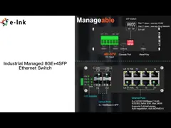 Industrial L2+ 8-Port 10/100/1000T + 4-Port 1000X SFP Managed Ethernet Switch
