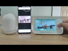 China 5" 1280*720 Video Babyphone RGB Color LCD Wireless Infant Monitor with Temperature Sensor For Convenient Baby Monitoring for sale