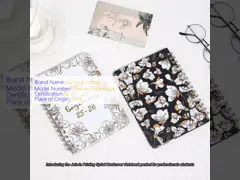 Logo Printing A5 Spiral Hardcover Notebook with Personalization Option and Dot-Grid Paper Layout