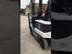Nissan 1.5T Used Electric Forklift or Rent 4WD with 3000mm Lift Height in Excellent Working Conditio