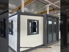 Expandable Prefab Home Galvanized Steel Frame 18.5sqm