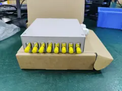 8 Ports DIN-Rail Fiber Splice Box