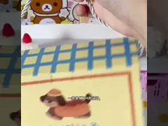 China Dog Themed Pastel Gift Box with Handle for Cookies Scones for sale