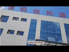 China Abrasion Resistant Steel Flooring Steel Structure Warehouse Uniform Panel Color Consistency for sale