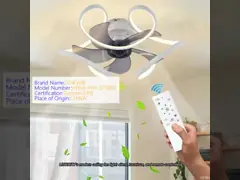 wholesale    Modern Simple Luxury Ceiling Fan Light For Living Room Bedroom Silent Fan Light With Remote