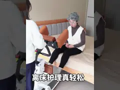 China Electric Standing Lift Wheelchair for Rehabilitation Brown Leather for sale