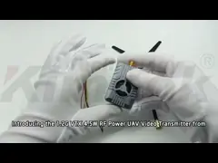 1.2G 4.5W Беспроводной видеопередатчик 16CH UAV VTX Модуль RC FPV Части дронов Трансмиссия изображений