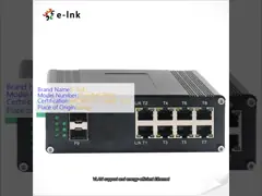 Industrial L2+ 8-Port 10/100/1000T + 2-Port 1000X SFP Managed Ethernet Switch