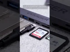 China Essager QingHong 7-in-1 USB-C Hub with 60W PD Charging and 4K 30Hz HDMI Output for sale