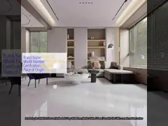 Floor and Antibacterial Gray 800x800mm Marble Polished Glazed Porcelain Tiles For Project and Hotel