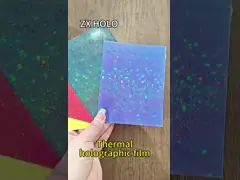 New Design BOPP Thermal Holographic Lamination Film High Quality Hot Laminating Film for Packaging
