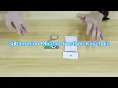 Custom Football Keychains Durable Zinc Alloy Metal Keychain Personalized Souvenirs