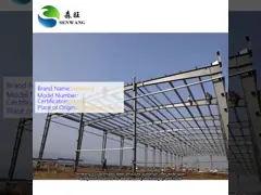 China Customizable Size Prefabricated Steel Structure Building with Sandwich Panel Sliding Door and Aluminium Alloy Window for sale