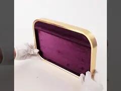 China Custom Luxury Purple Velvet Jewelry Trays - 300,000 Pieces Monthly Capacity with 20-Day Production for sale