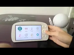 China 4.3 Inch 2 Way Baby Monitor Audio PTZ Camera Lullabies Digital Wireless Baby Foon for sale