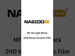 China NASIDO MF50 Light Black Nano Ceramic Car Window Film Privacy Protection Window film HD 99%UVR Solar Window Glass Film for car for sale