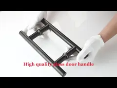 TK-H001 black glass door handle