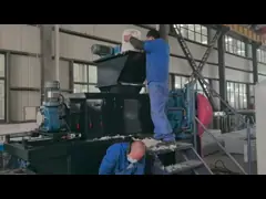 China 800kg/Hr Plastic Squeezing Dryer Plastic Film Squeezing Machine 250kw for sale