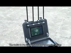 300MHz～6GHz ポータブルドローン検出器、10km範囲のリモートID識別