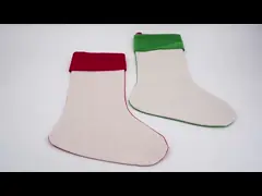 Christmas Tree Decoration Sublimation Blank Christmas Stockings Tree Ornaments