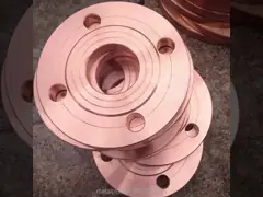 Copper Nickle Gas Flange For Gas Pipeline Installations Forged Pipe Fittings