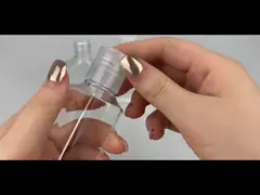 Transparent Spray Bottle for Hand Sanitizer Lotion etc. Flat Bottle PET 20ml 60ml 80ml