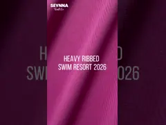 Textured Swim Fabric Durable and Versatile Material for Swimwear Production