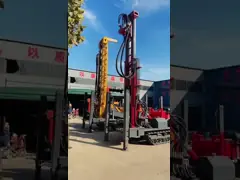 Pneumatic Borewell Machine Alloy Steel Borehole Drilling Equipment For 200 Meters Depth