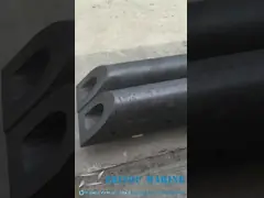 China Marine Rubber D Type Fender For Port Dock Fendering D Shape Rubber Fender for sale