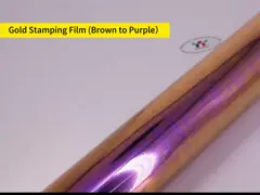 gold stamping film (brown to purple)