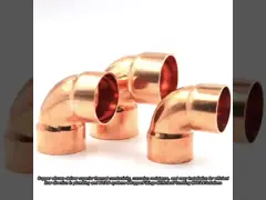 Precision Welded Copper Nickel Elbow Fitting Polished Finish in Various Standards