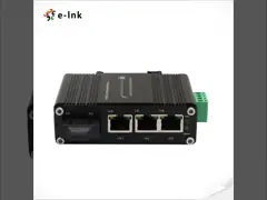Mini Industrial 3-Port 10/100/1000T + 1-Port 1000X SC Gigabit Ethernet Switch