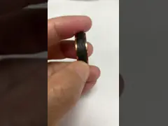 China 2025 New Custom Mens Wedding Band Forged Carbon Fiber Inlay Wedding Bands  Plated Gold and Rose Gold for sale