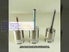 China Adjustable Frameless Glass Balcony Railing with Customizable Size and Mirror or Satin Finish for sale