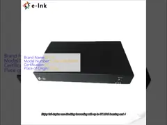 8x100M SFP Ports + 1x1000M SFP Port /TP Port (Combo) uplink Fiber Switch