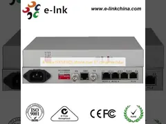 4 voice (FXS/FXO) phone over E1 converter/Mux
